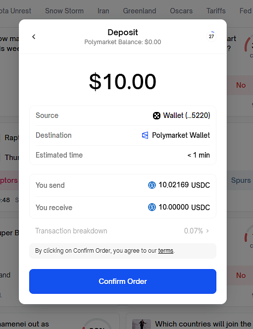 参与Polymarket 预测市场，创建账户 - Pickful
