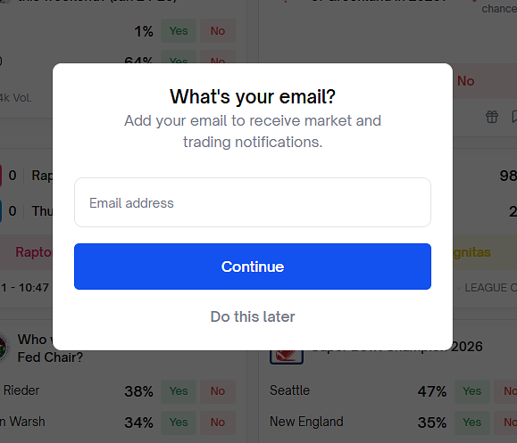 参与Polymarket 预测市场，创建账户 - Pickful
